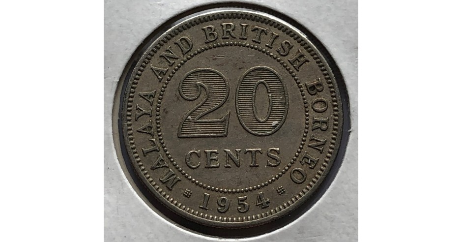 p517 Malaya si British Borneo 20 centi 1954 | arhiva Okazii.ro p517 Malaya si British Borneo 20 centi 1954 | arhiva Okazii.ro