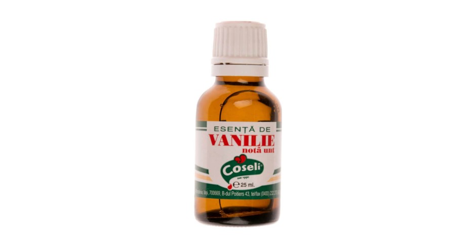 Esenta de Vanilie cu Nota de Unt Coseli, 25 ml, Esente pentru Prajituri ...