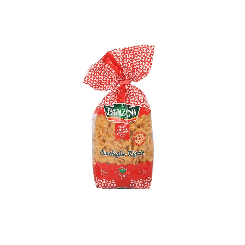 Paste Fainoase Conchiglie Rigate Panzani, 500 g, Paste Conchiglie ...