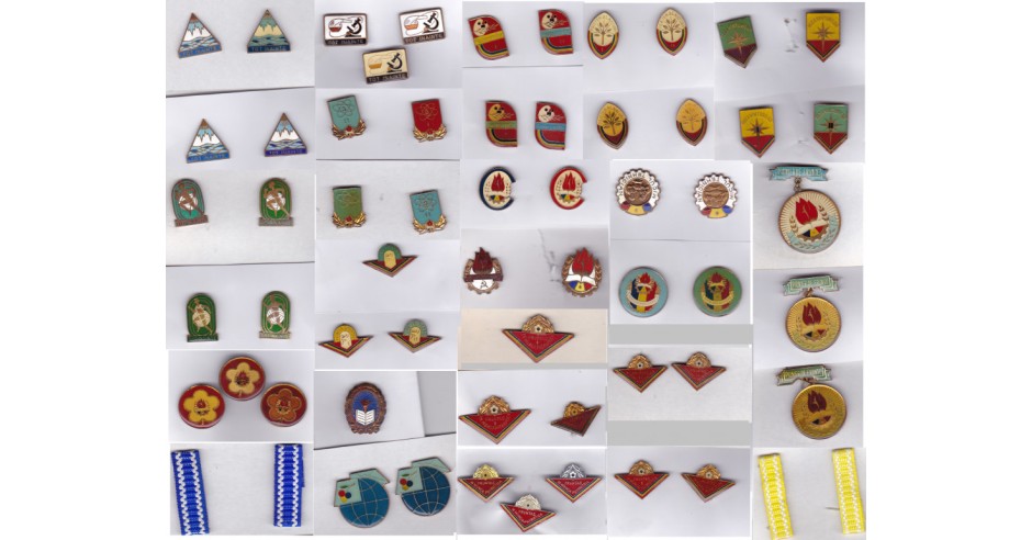 INSIGNE PIONIERI Insigna Pionier 57 bucati | arhiva Okazii.ro
