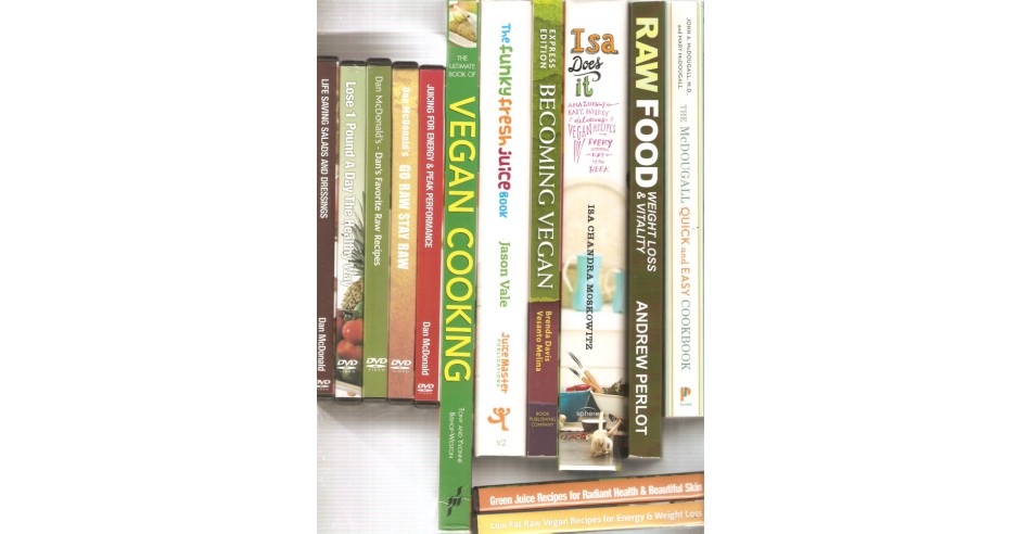 Vegan cooking 8 carti in engleza 8 Dvd uri | Okazii.ro