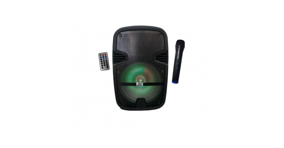 Boxa cu Statie Activa tip Troller , Difuzor 10 '; , 1 Microfon Wireless ...