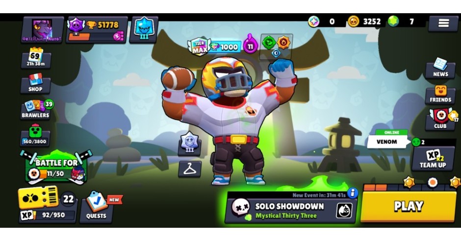 Vand cont de brawl stars , 50 k trofee , 30+ br 1k | arhiva Okazii.ro