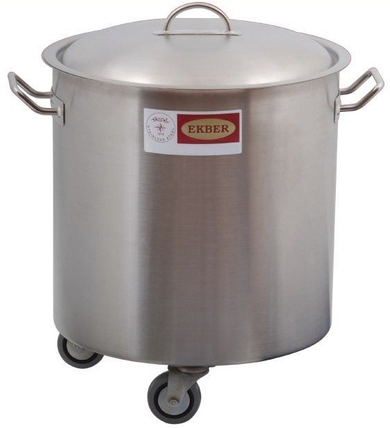 Recipient inox pentru deseuri cu capac, 36 litri | arhiva Okazii.ro