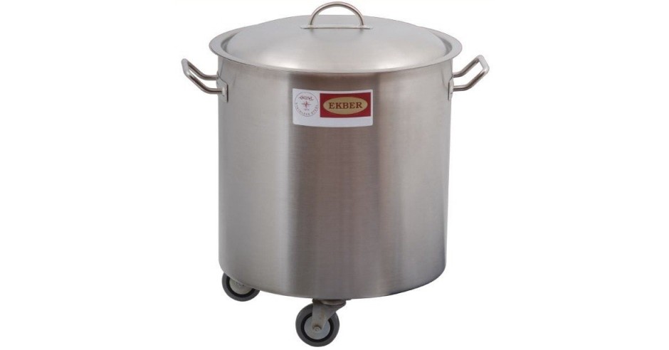 Recipient inox pentru deseuri cu capac, 36 litri | arhiva Okazii.ro