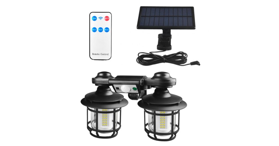 Felinar solar LED SMD, JD2216A, senzor, 30W, telecomanda | arhiva Okazii.ro