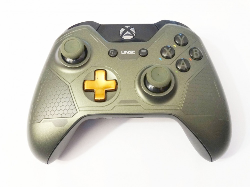 Controller Microsoft Xbox One Halo 5 Guardians Master Chief Special ...