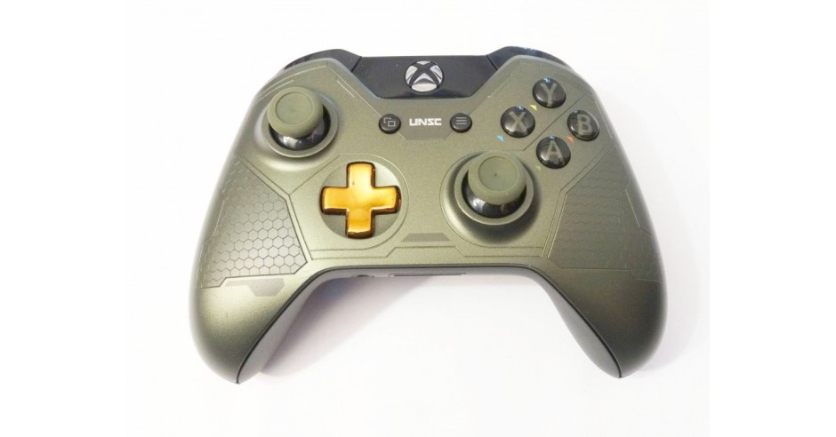 Controller Microsoft Xbox One Halo 5 Guardians Master Chief Special ...