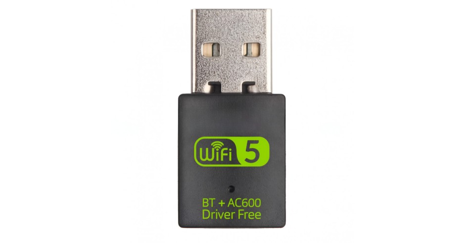 Adaptor USB 2 in 1 WI-FI 5 +Bluetooth, Frecventa WIFI 2.4-5 Ghz ...