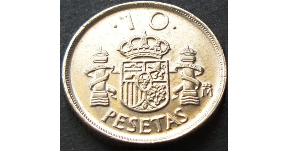 Moneda 10 PESETAS - SPANIA, anul 1983 *cod 4634 B | arhiva Okazii.ro