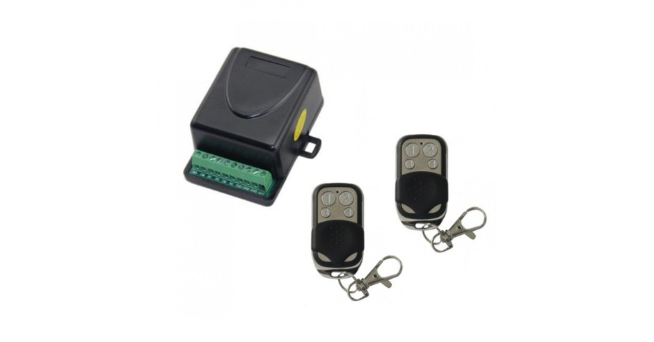 Modul receptor + 2 telecomenzi kit automatizare poarta usa usi garaj ...