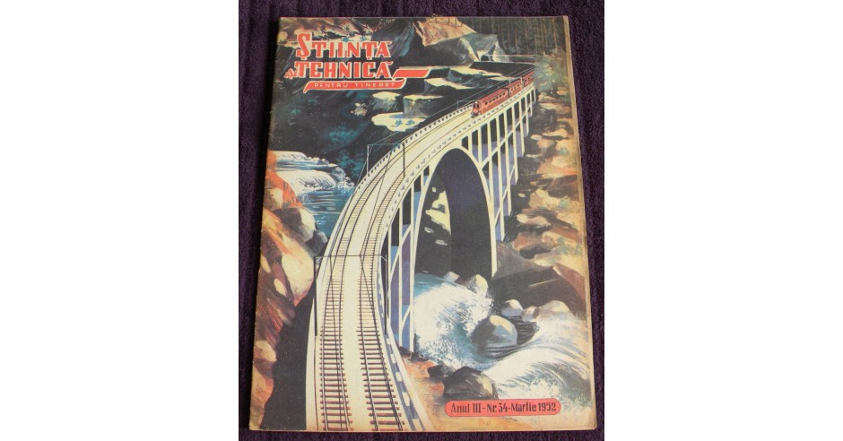 STIINTA SI TEHNICA Nr 34 / 1952 proletcultism, ilustratii grafica ...