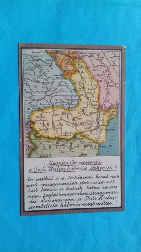 Dobrogea Cadrilater Harta Map | arhiva Okazii.ro