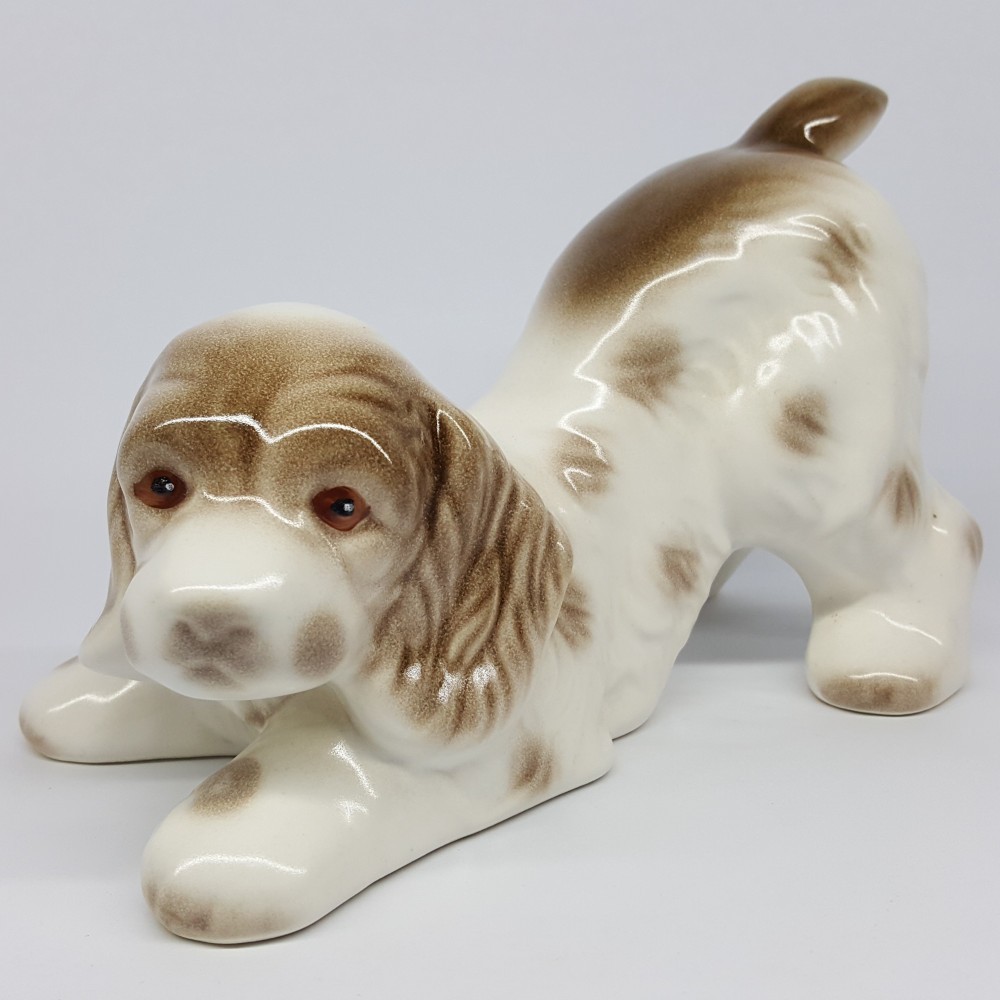 Caine, catel bibelou portelan romanesc vintage | Okazii.ro