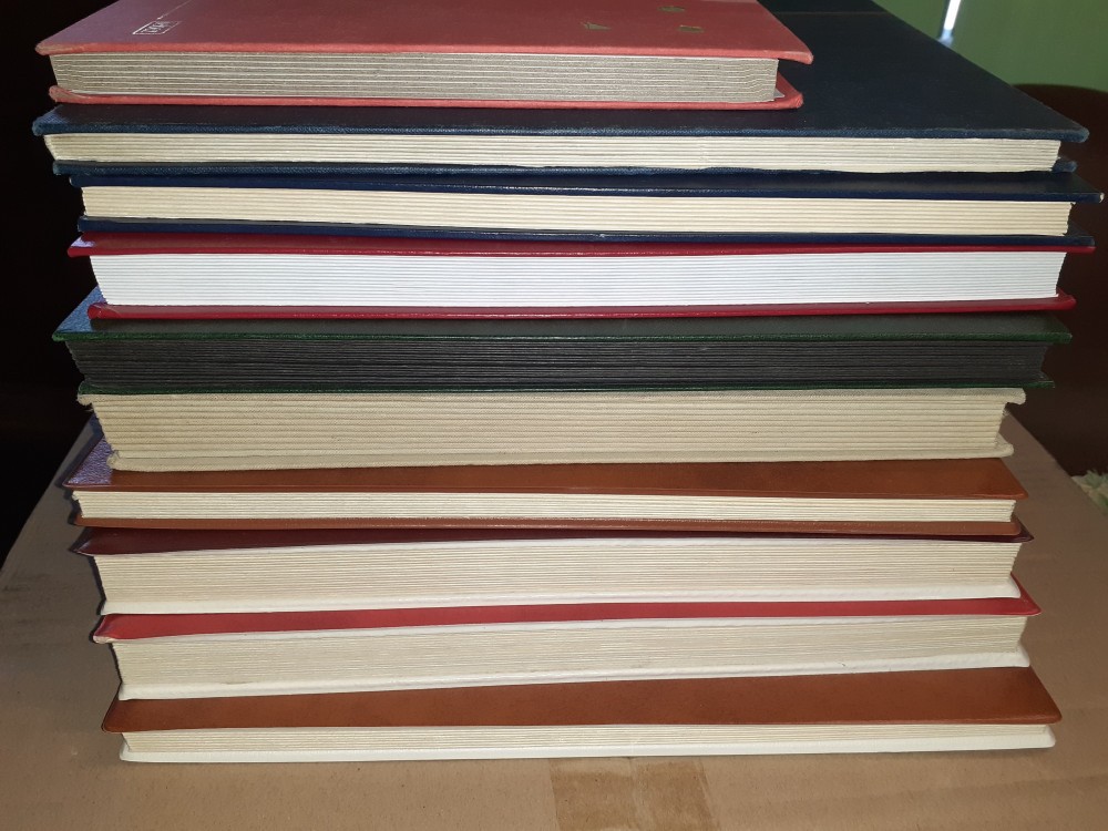 Lot 10 clasoare vechi de timbre, folosite, goale (fara timbre) | arhiva ...