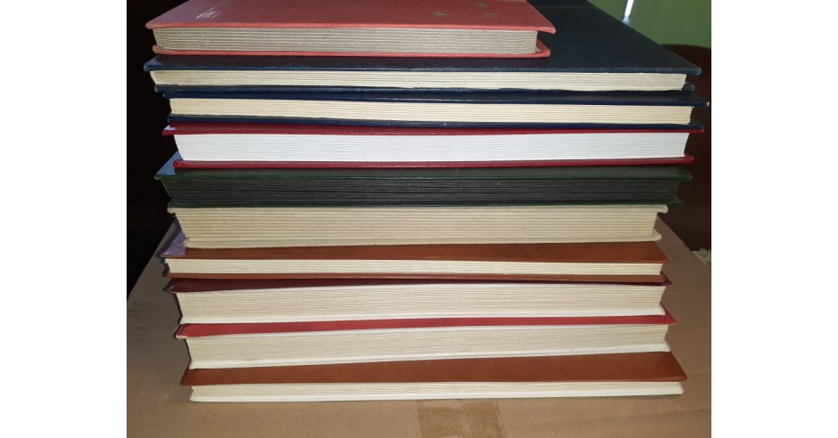 Lot 10 clasoare vechi de timbre, folosite, goale (fara timbre) | arhiva ...