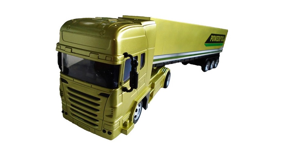 Tir cu telecomanda verde metalic | arhiva Okazii.ro