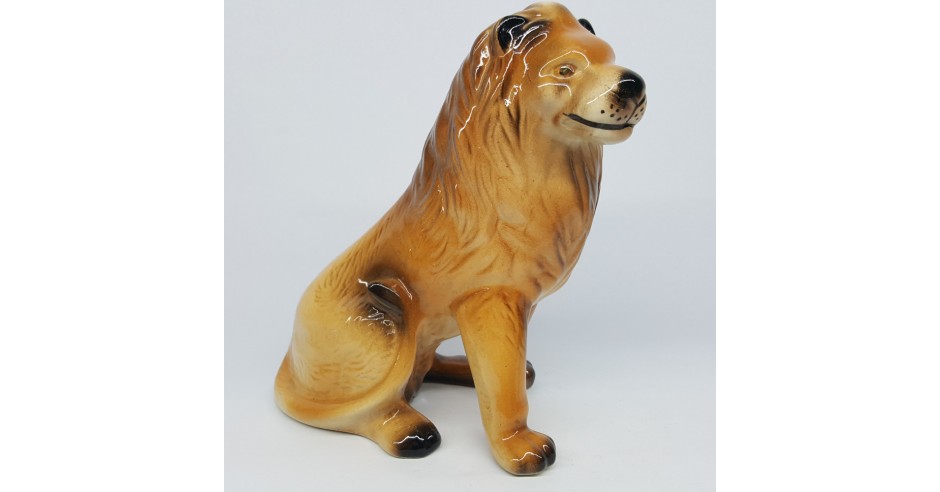 Leu - bibelou portelan romanesc vintage | arhiva Okazii.ro