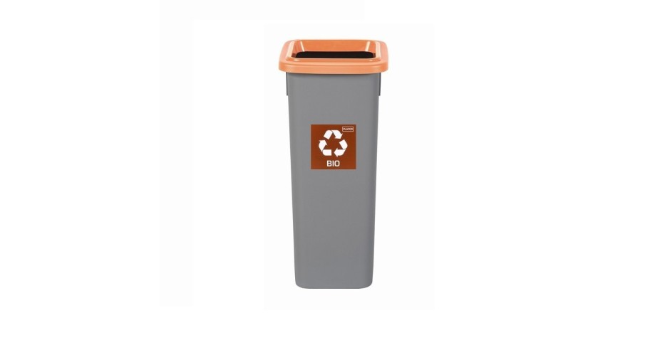 Cos Plastic Reciclare Selectiva, Capacitate 53l, Plafor Fit - Gri Cu ...