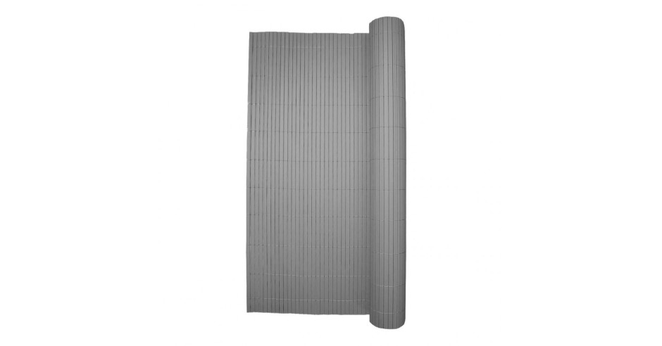 Paravan pentru balcon, terasa, gard PVC, gri, 1300 g/m2, UV,3x2 m ...