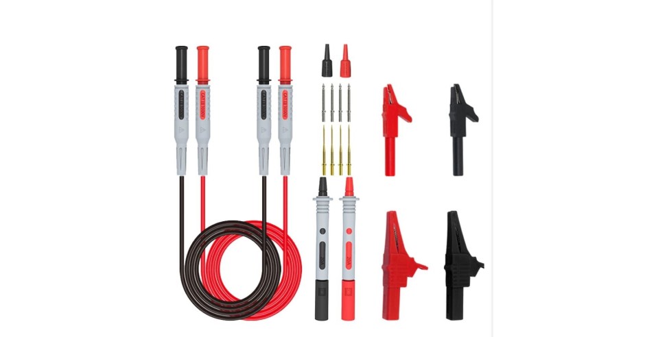Set Cabluri Multimetru cu Clesti Crocodil si Sonde Testare CAT III ...