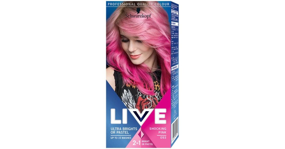 Vopsea Par Semipermanenta LIVE Ultra Brights or Pastel, 093 Shocking ...