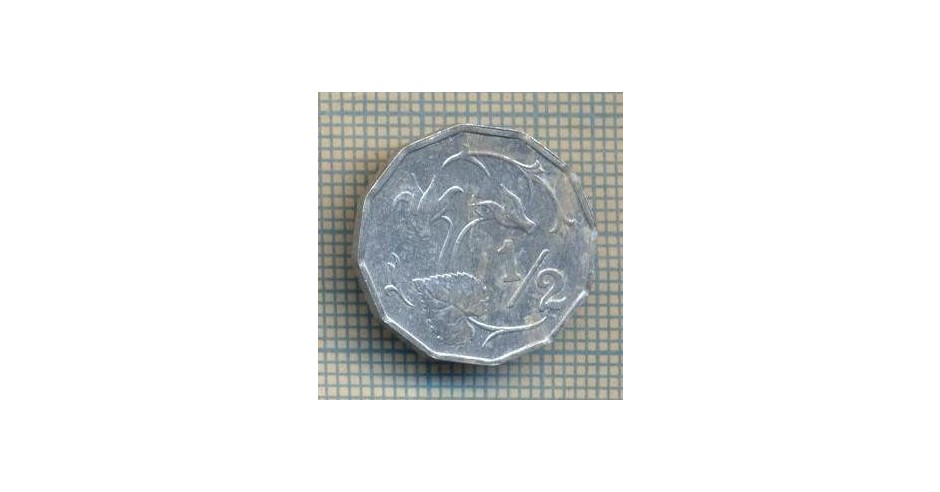 12162 MONEDA - CIPRU -CYPRUS - 1/2 CENT -ANUL 1983 -STAREA CARE SE VEDE ...
