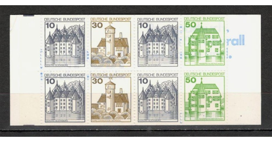Germania.1980 Castele si cetati carnet MG.1016, Nestampilat | Okazii.ro