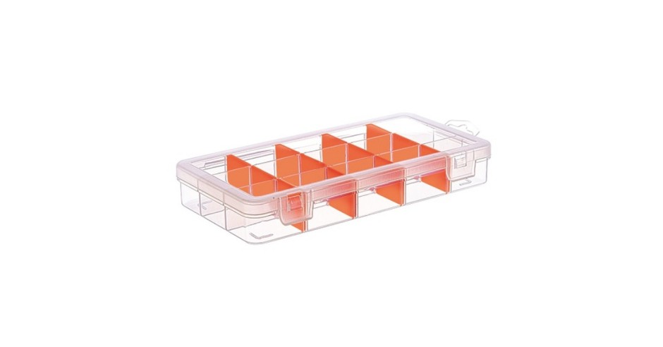 Cutie organizator suruburi, transparenta, ASR-2094, 200 x 100 x 30 mm ...