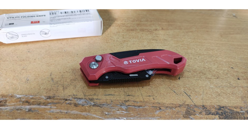Cutter Tovia Folding Knife Replaceable Utility Knife for Cable Cartons ...