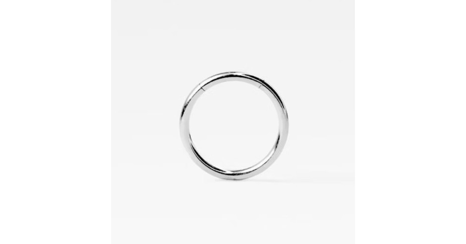Piercing Ureche Circular Argintiu 1.2x10 Otel Chirurgical - Barbell ...