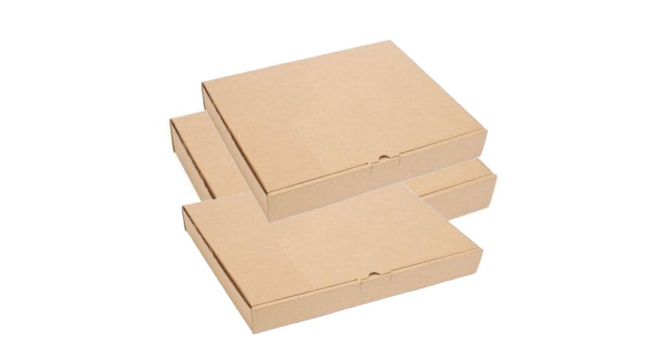 Set 100 Cutii Pizza Natur Corolla Packaging, 32x3.5x32 Cm, Ambalaje din ...