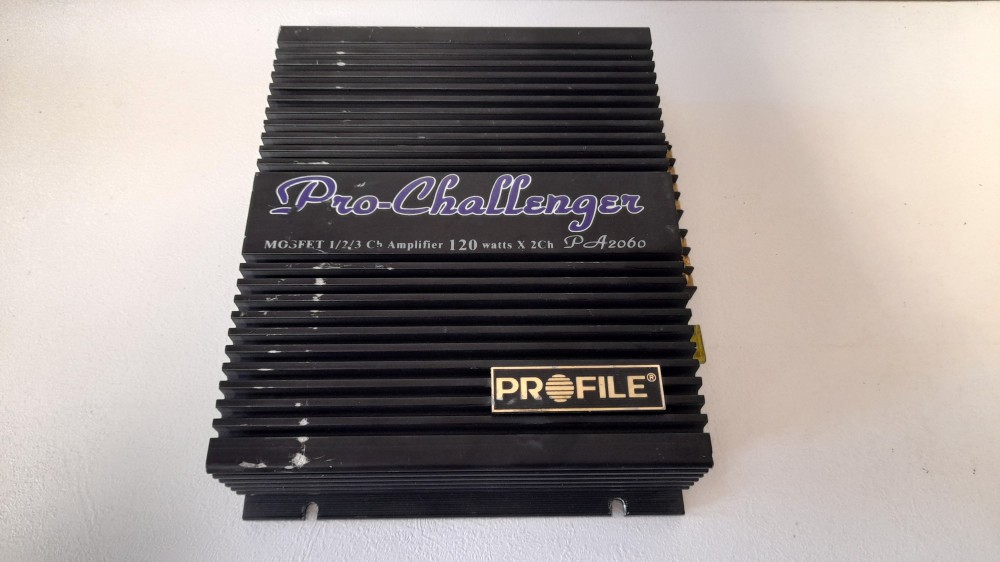 Amplificator/statie auto subwoofer PROFILE Pro-Challenger PA2060 ...