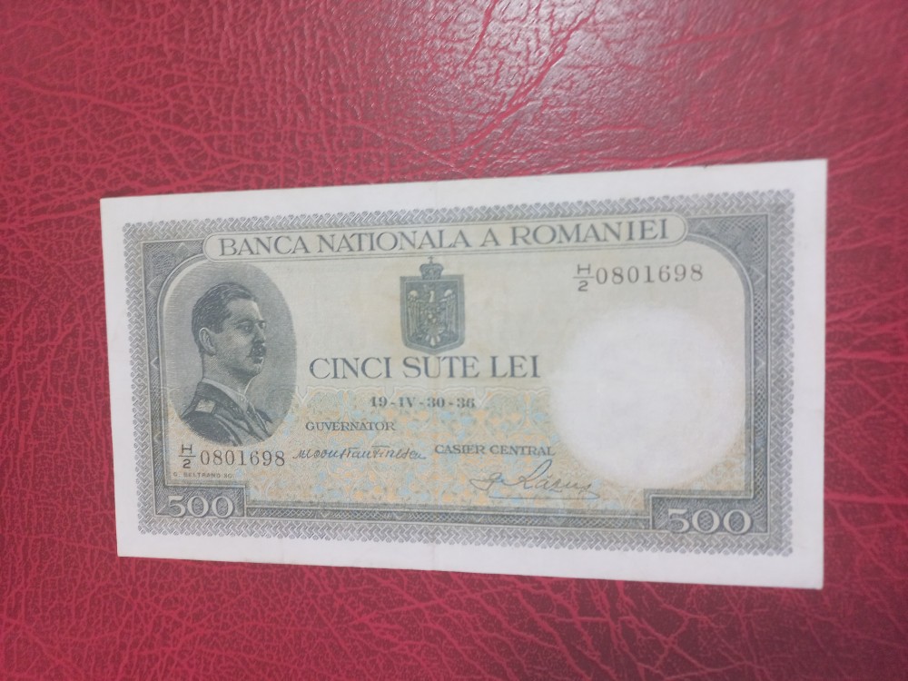 Bancnote romanesti 500lei 1936xf | arhiva Okazii.ro