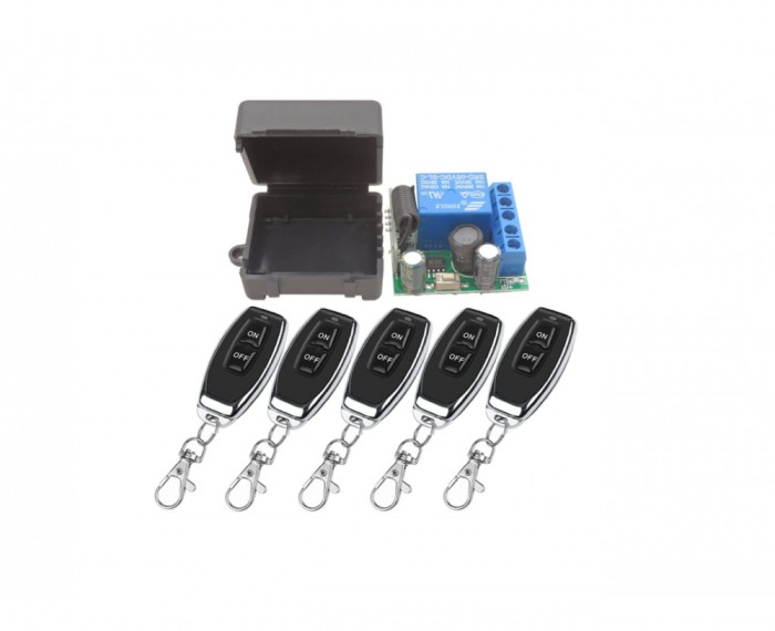 Comutator de telecomanda cu releu fara fir DieseRC 433Mhz 5V 12V 24V ...