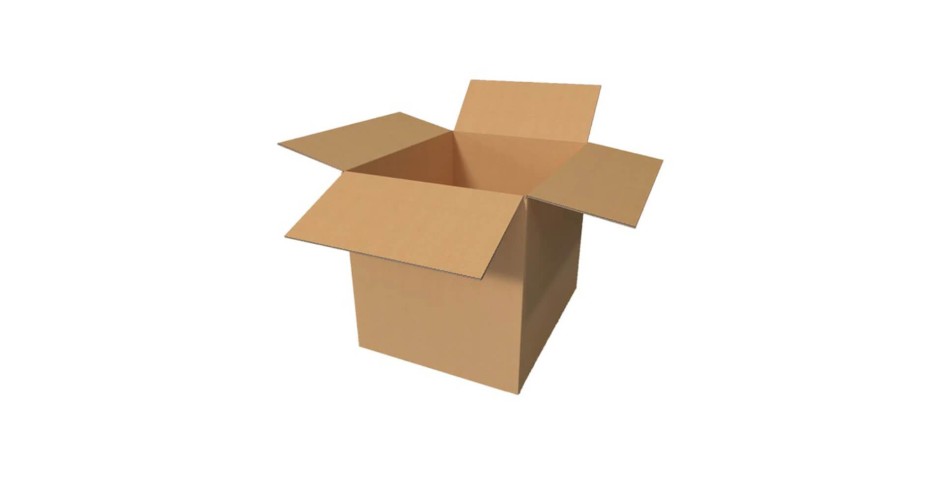 Set 10 Cutii din Carton CO3 Natur, 200x200x100 mm | arhiva Okazii.ro