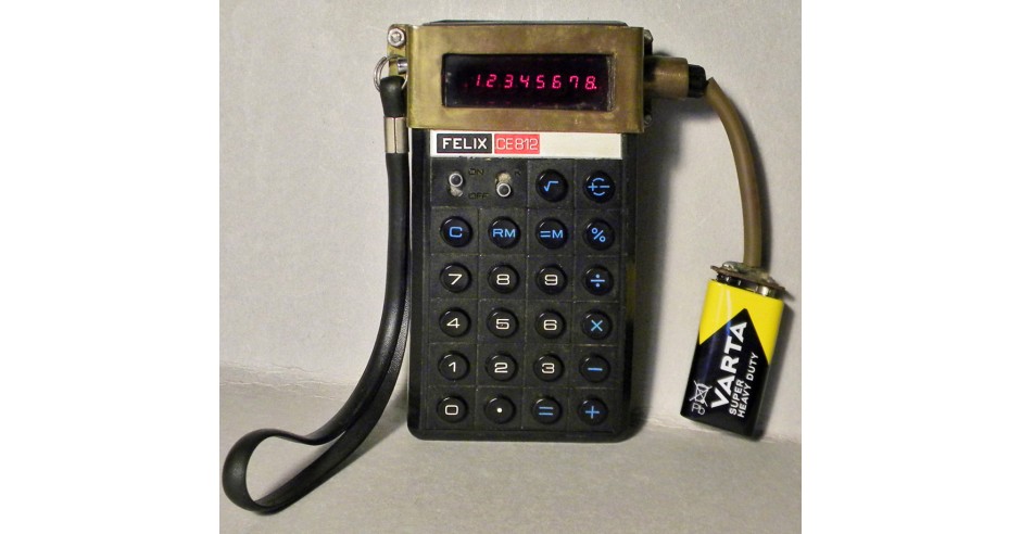 Calculator vintage FELIX CE 812, functional, produs original Romania ...