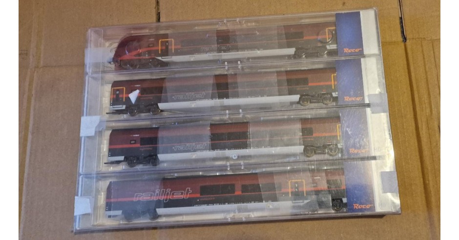 ROCO 64178 Railjet OBB HO 1:87 Echipat DCC PluX16 | arhiva Okazii.ro