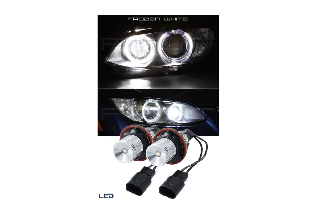 Set 2 Becuri Led Marker Angel Eyes BMW E39 E60 E61 E39 E63 E64 E65 E66 ...
