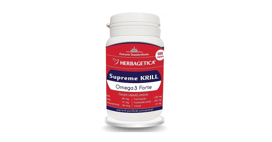 KRILL OIL SUPREME OMEGA 3 FORTE 30CPS | arhiva Okazii.ro