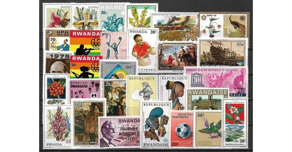 5733 - lot timbre Ruanda | Okazii.ro