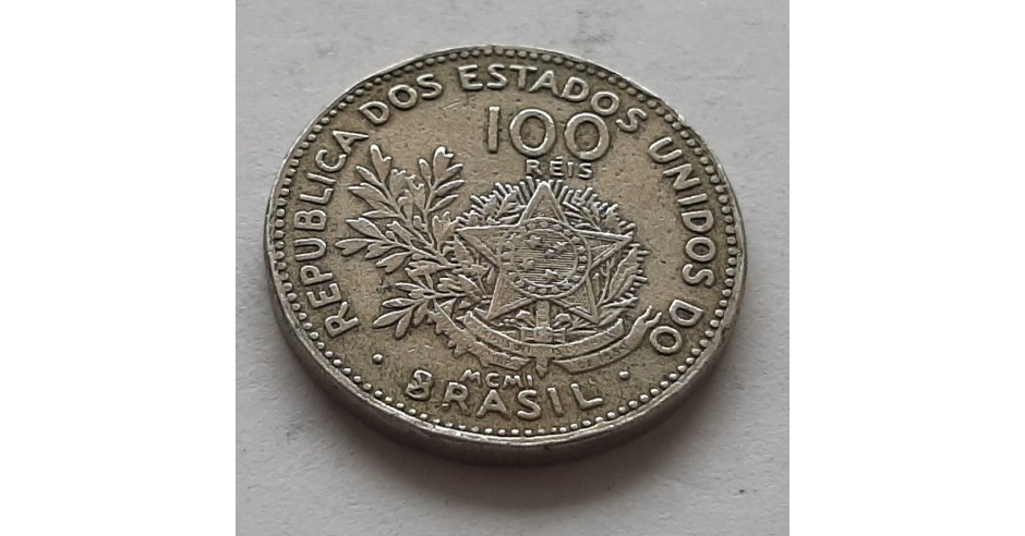 26. Moneda Brazilia 100 reis | arhiva Okazii.ro