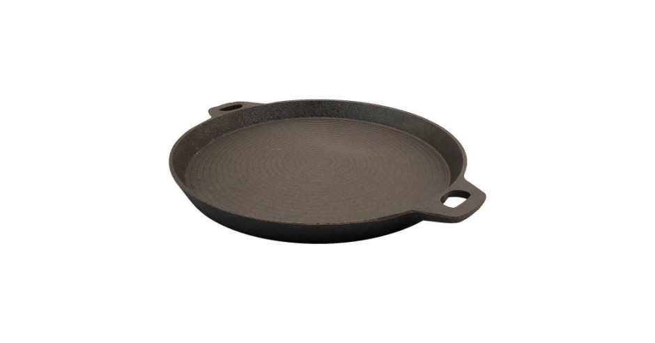 Placa gratar, fonta, rotunda, 33 cm, Perfect Home | Okazii.ro