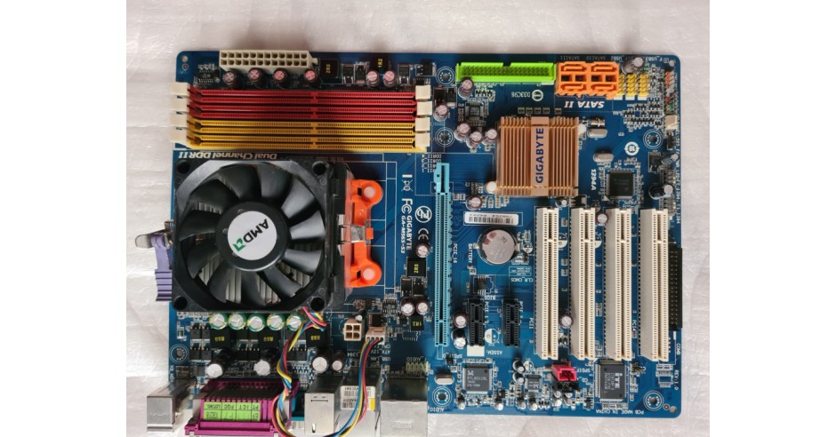 Kit Retro Gigabyte M56-S3, Athlon 64 X2 4800+, 8GB DDR2, AM2+/AM3, PC ...