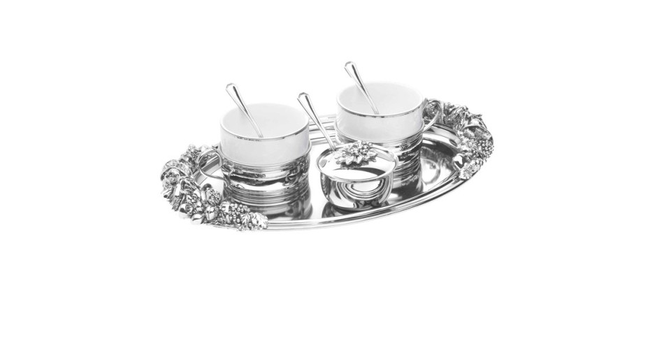 Set Argintat Cafea Larissa COD: 2856 | arhiva Okazii.ro