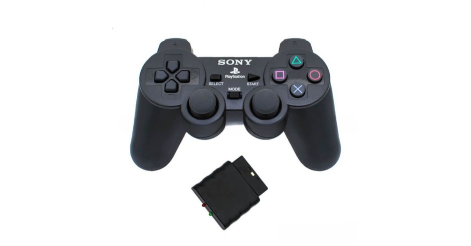 Controller PS2 Sony, wireless, Dualshock 2, joystick pentru consola ...