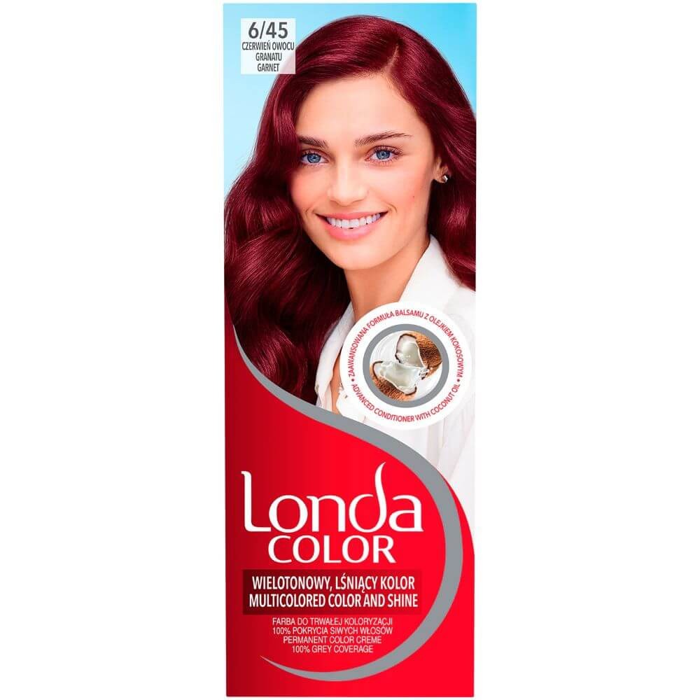 Vopsea de Par Permanenta Londa Color Blend 6/45, 110 ml, Garnet, Vopsea ...