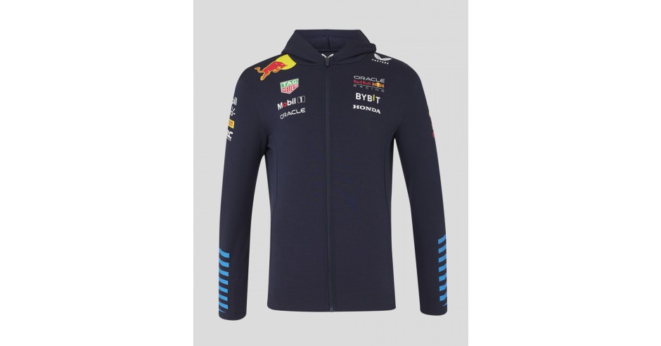 Red Bull Racing hanorac de bărbați cu glugă Official Full zip navy F1 ...