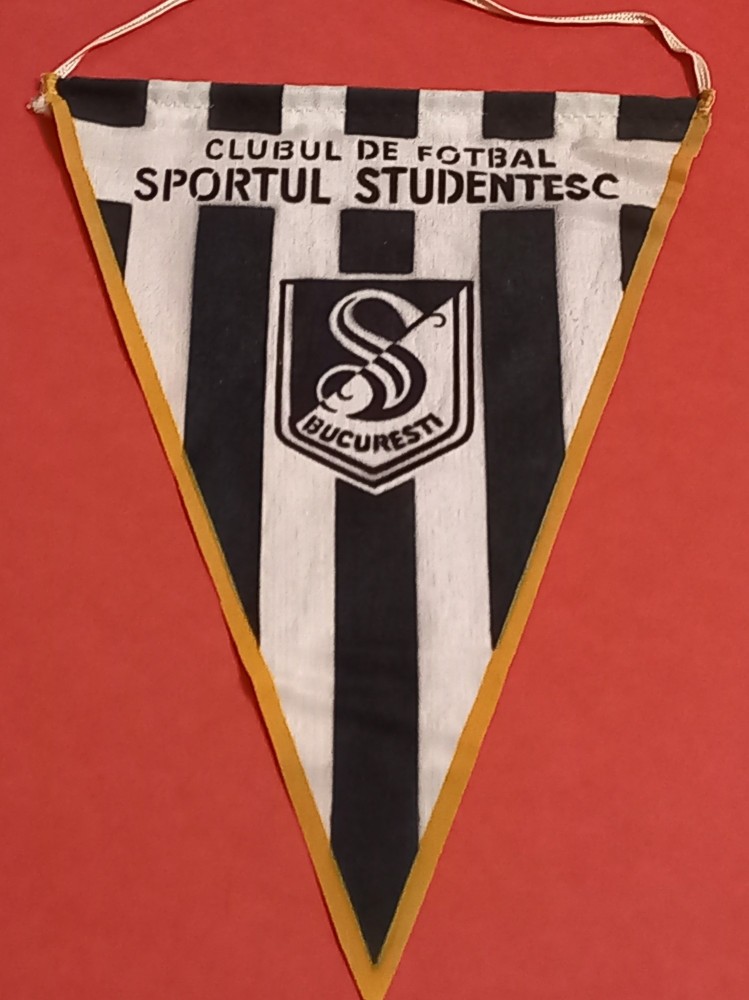 Fanion fotbal - SPORTUL STUDENTESC BUCURESTI | arhiva Okazii.ro