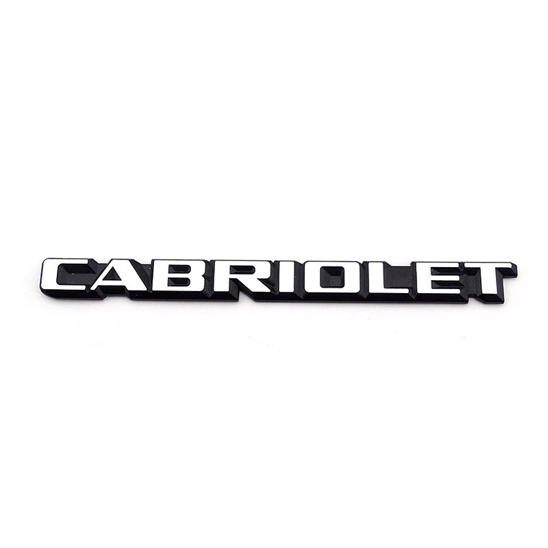 Logo emblema spate Cabriolet Volkswagen VW Golf 1 MK1 cabrio NOU ...